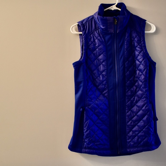 Athleta | Jackets & Coats | Blue Athleta Vest | Poshmark
